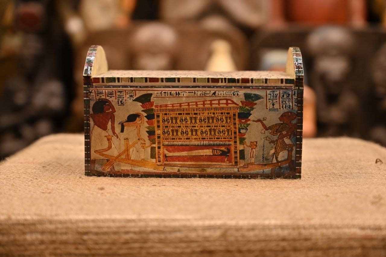Antique Wooden Boxes-pharaonic Boxes-egyptian Art-handicraft-egyptian ...