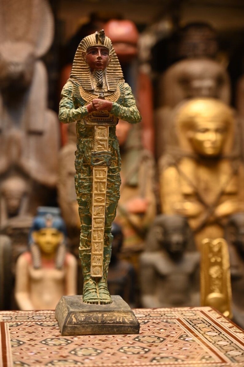 Marvelous King Tutankhamun's Statue -ancient Egyptian King/ Mythology ...