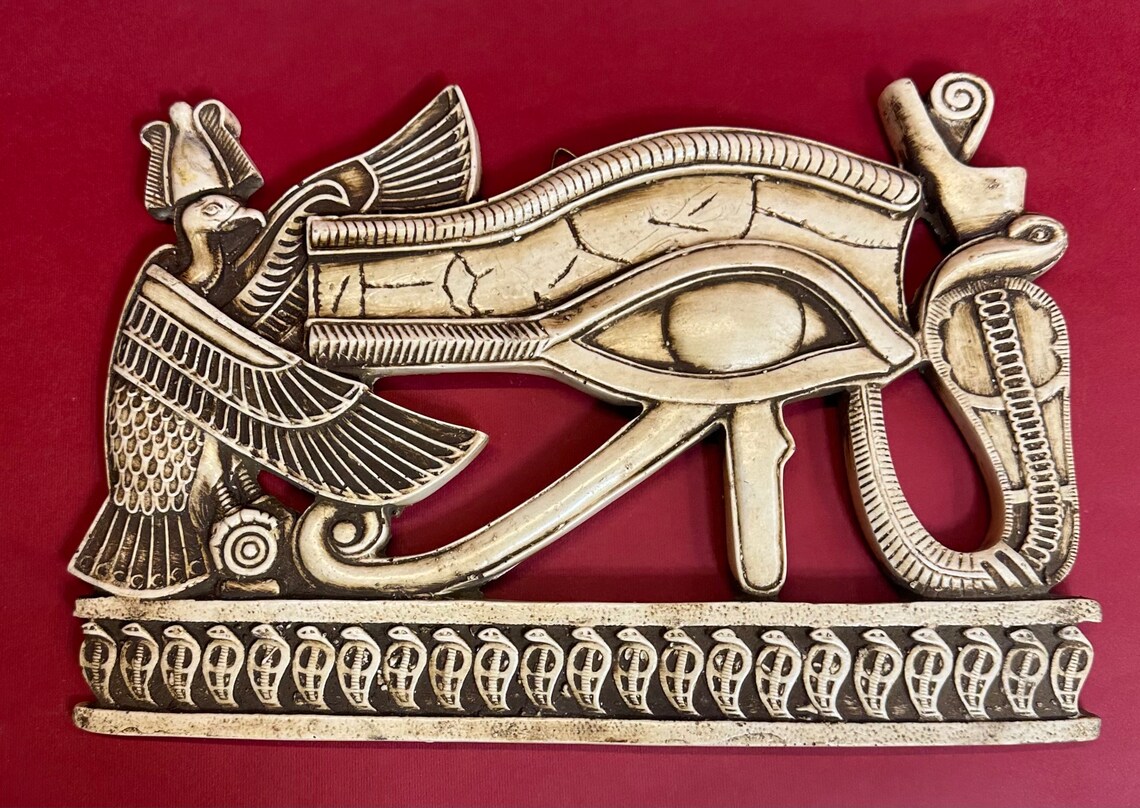 Eye of Horus Wall Decor – Ancient Egyptian Symbol, Protection Amulet - Etsy