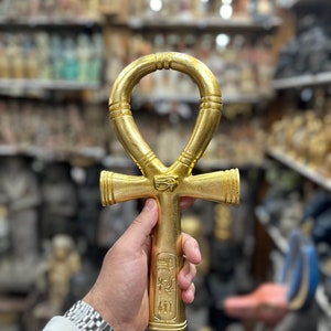 Golden Egyptian Key of Life/symbol of Long Life-good Life-egyptian ...