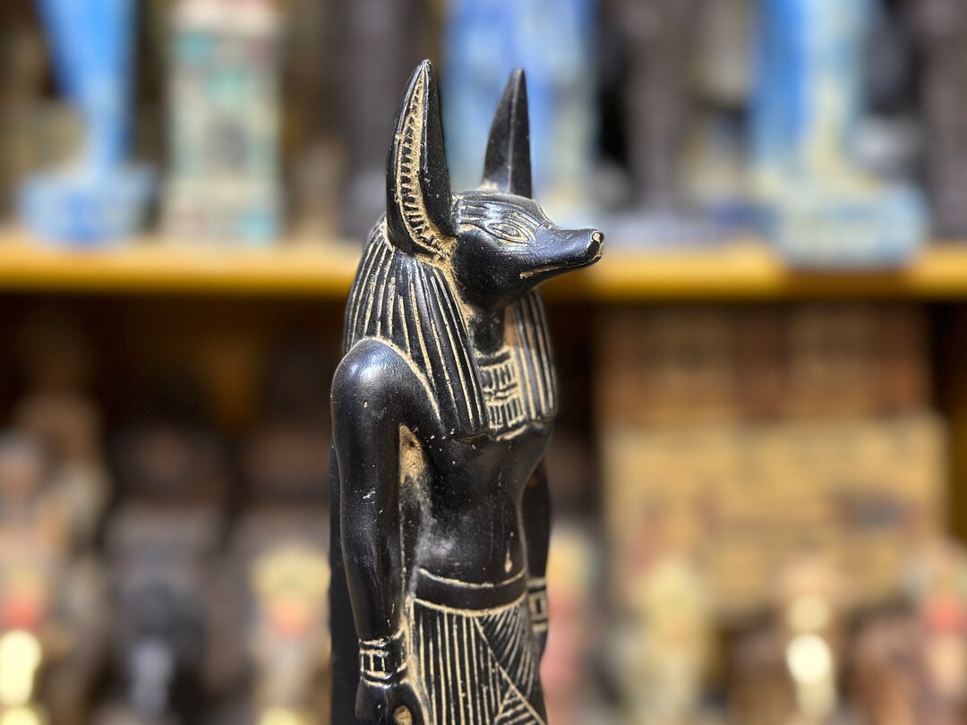 Unique Anubis Statue-handicraft/egyptian Pharaonic Statues/sculptures ...
