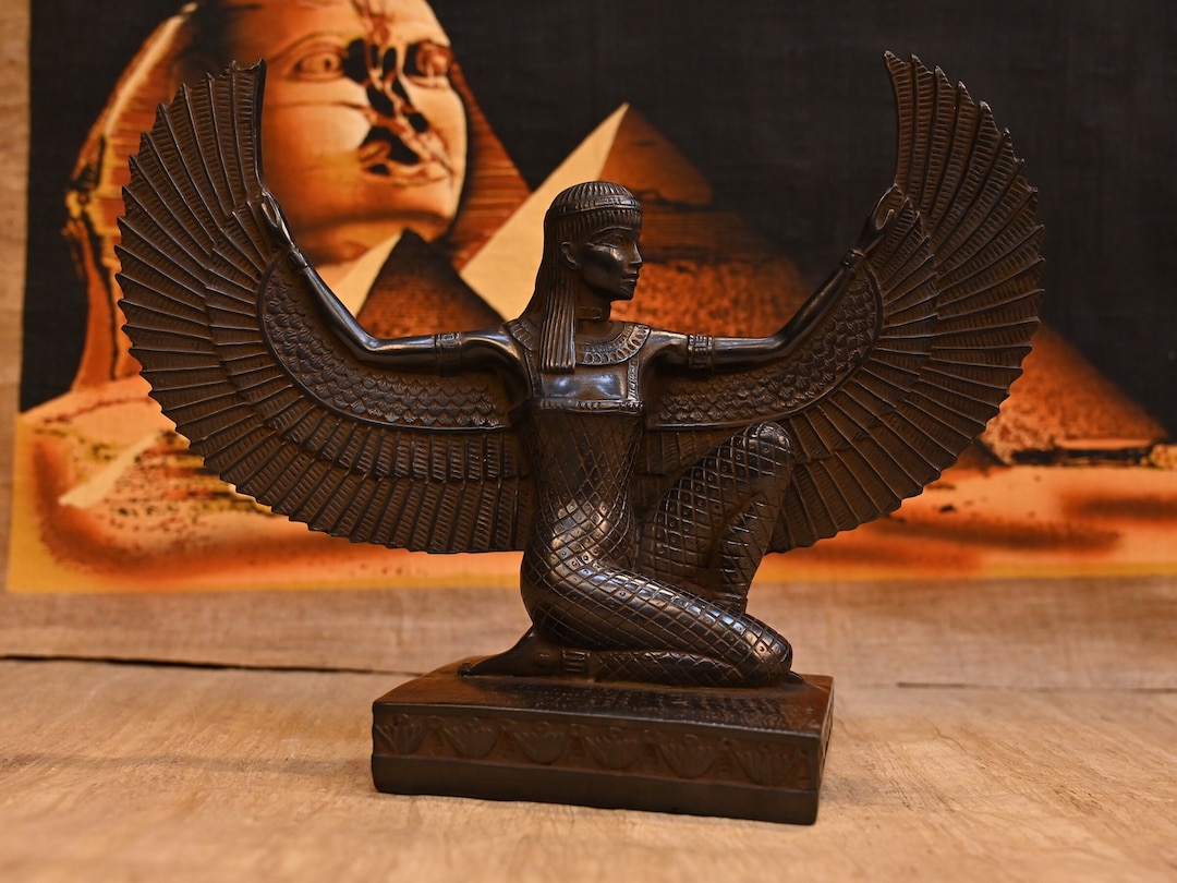 Isis Nice Egyptian Statue Goddess of Love Protection Beauty Handcrafted ...