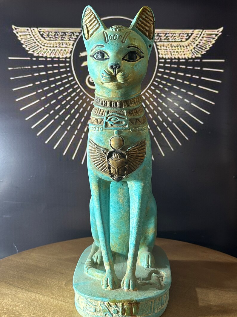Bastet Statue, Egyptian Goddess of Protection, Museum Piece - Etsy