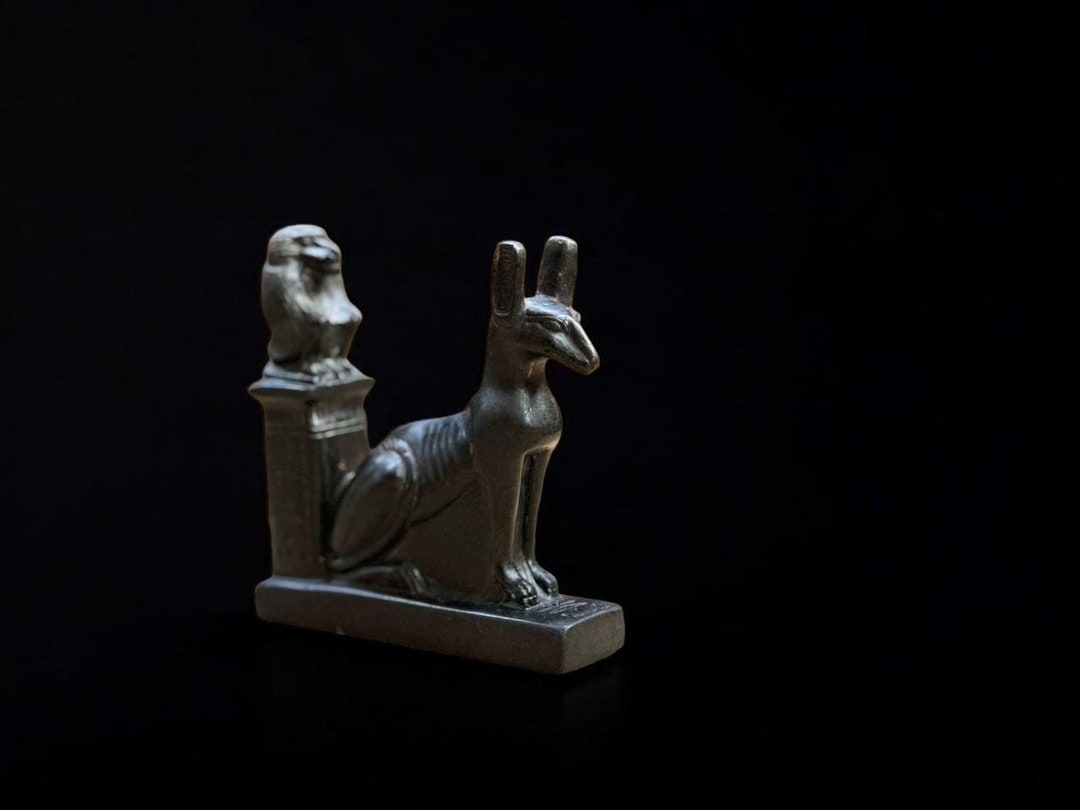 God Seth With God Bes Amazing Statue of Set Ancient Egyptian Religion ...