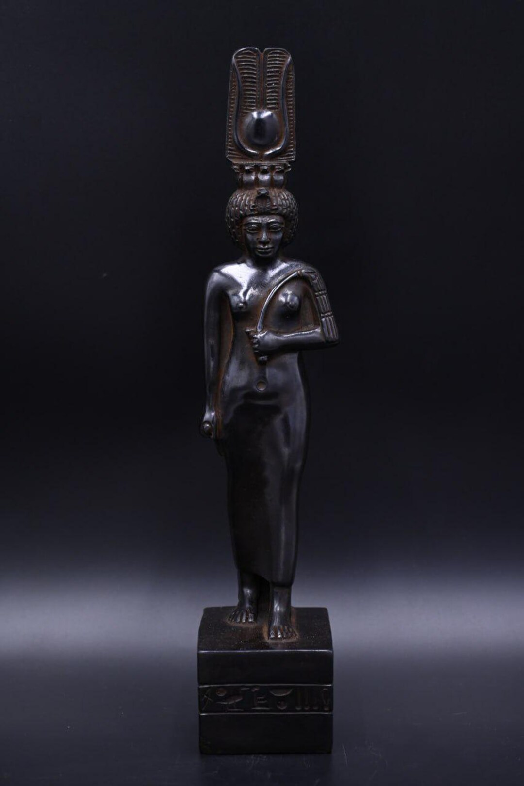Rare BC Hathor Statue: Ancient Egyptian Stone Antiquity - Etsy
