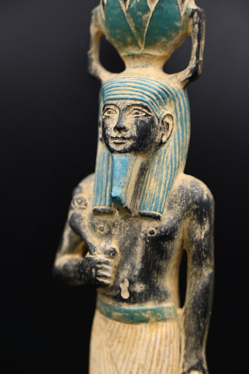 Nefertem-god of Perfumes During the Ancient Egypt-antiques-deities ...