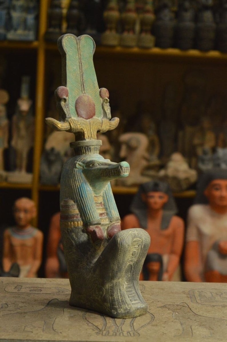 Sobek-marvelous Statue of the Crocodile God of Nile Fertility ...