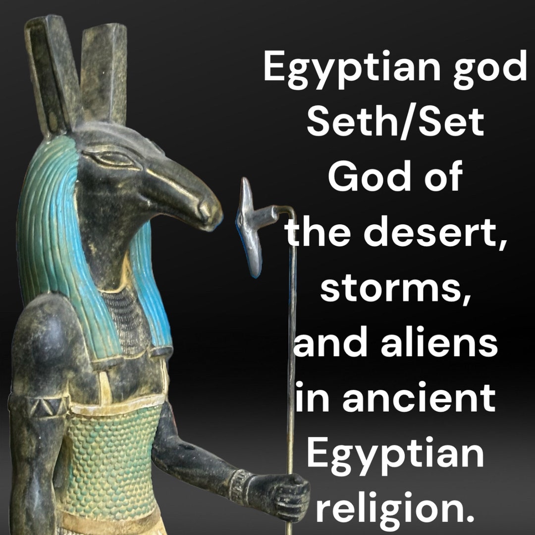 Nice Seth/set Statue God of Storms, Deserts, and Chaos handcrafted ...