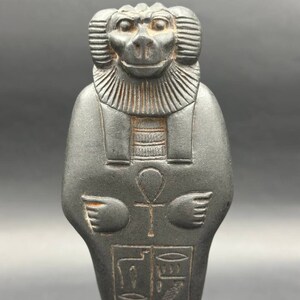 Masterpiece Statue of Thoth-god Baboon-symbol of Wisdom Writing-the ...