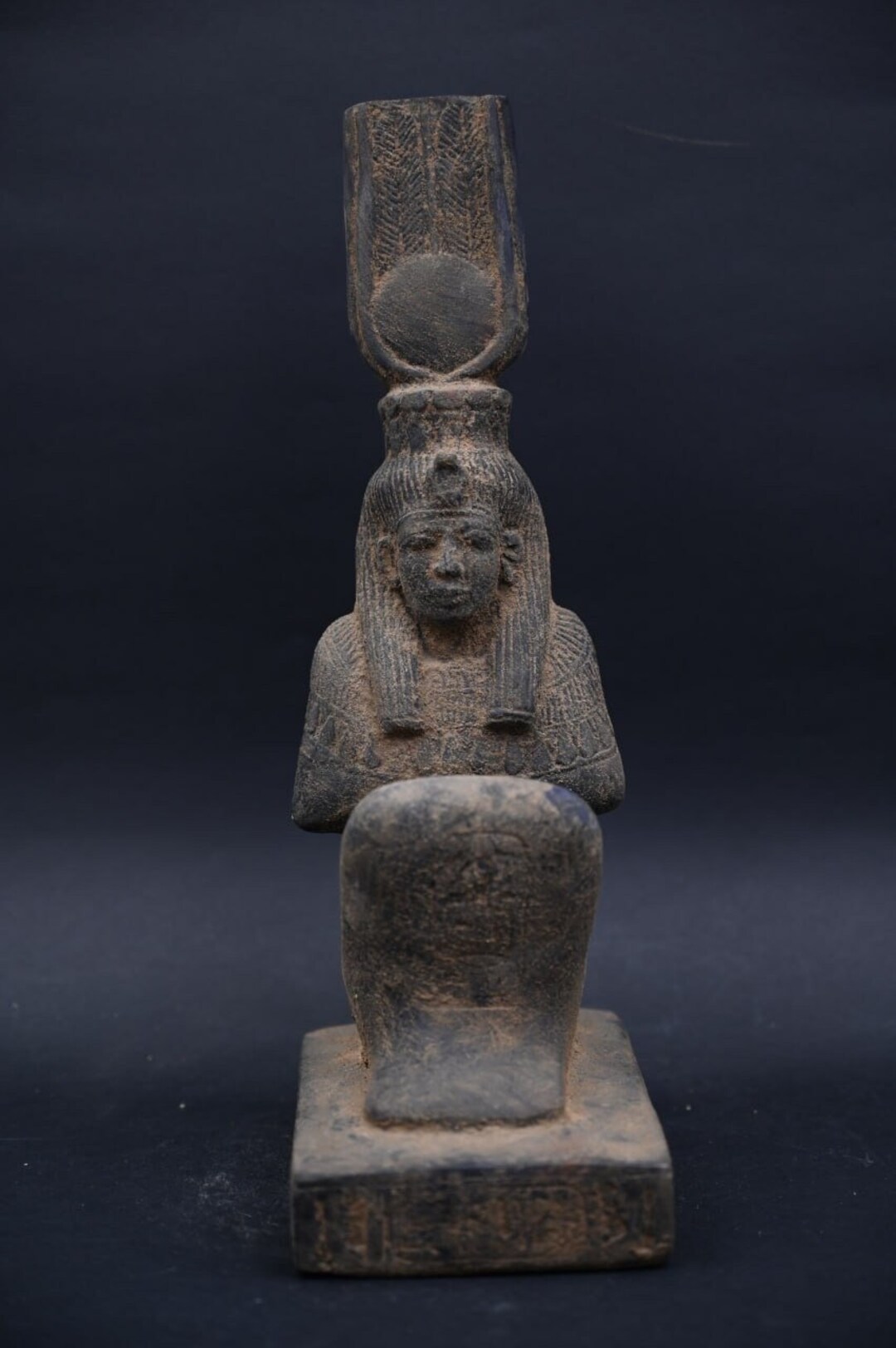 Hathor With Sun Disk Statue -egyptian Goddess of Heaven,love,beauty ...