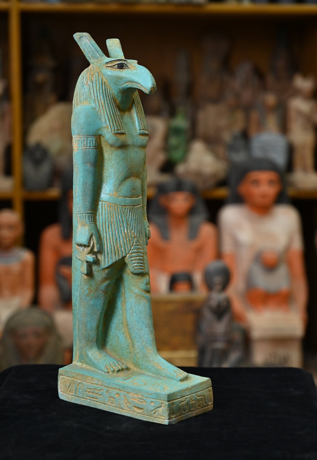 God Set-rare Basalt Statue of the God Set Handcrafted-antique Egyptian ...