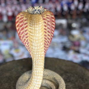 Handmade Egyptian Uraeus Cobra Statue, Wadjet Serpent Goddess - Etsy