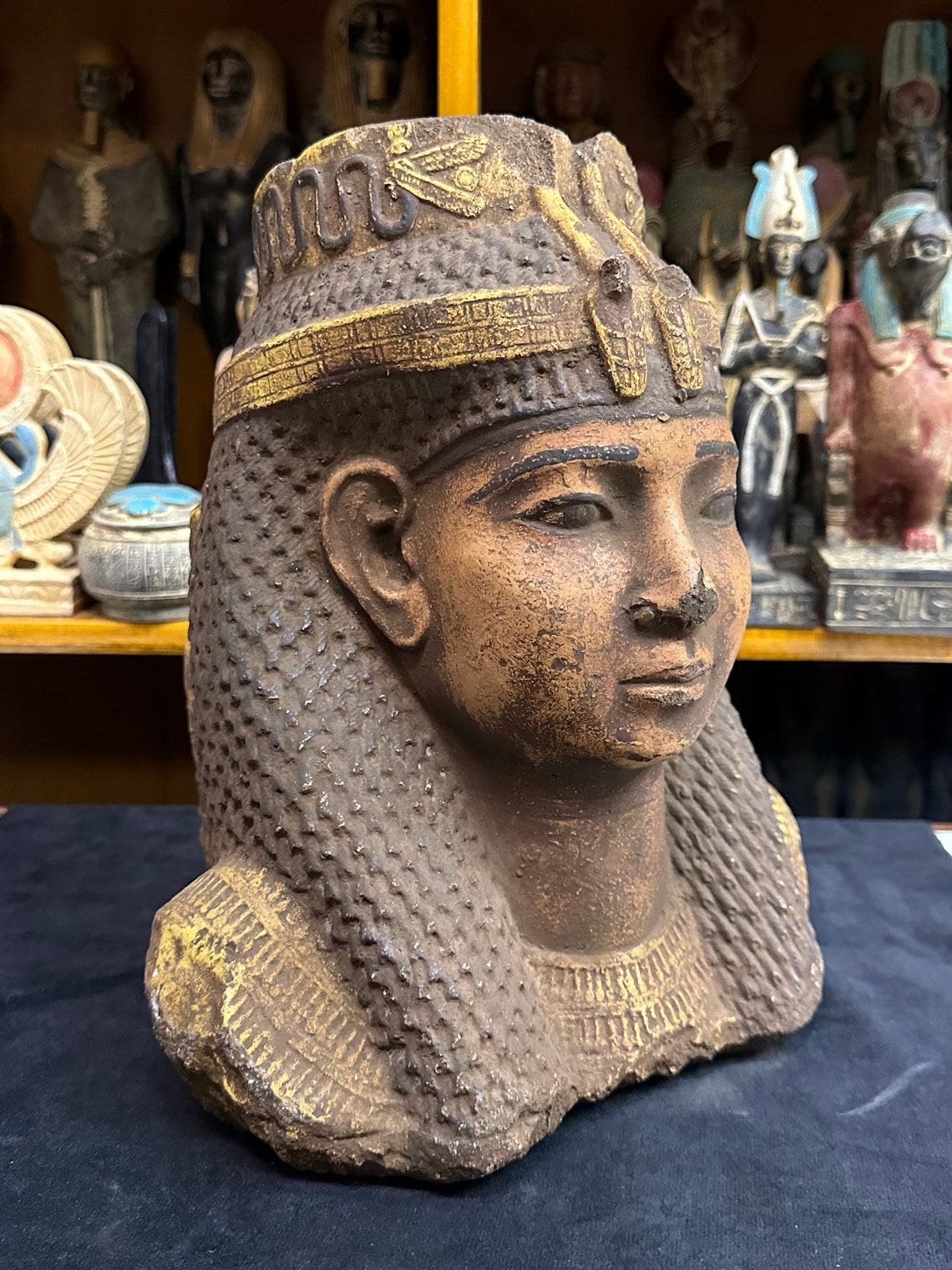 Queen Ti Limestone Sculpture, Egyptian Antique Replica - Etsy