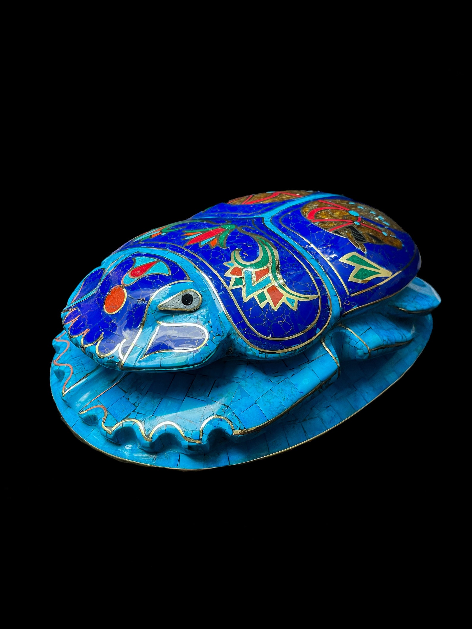 Egyptian Scarab Beetle Amulet, Stone and Gemstone, Good Luck Symbol - Etsy