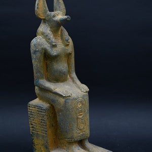 Unique Anubis Statue-egyptian Pharaonic Statues/sculptures/museum Piece ...