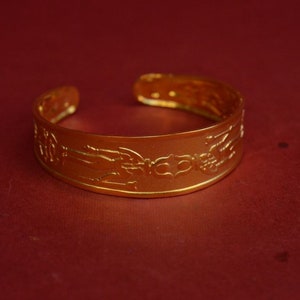 Pretty Golden Hathor Bracelets/handmade/silver Coated by Gold /-replica ...