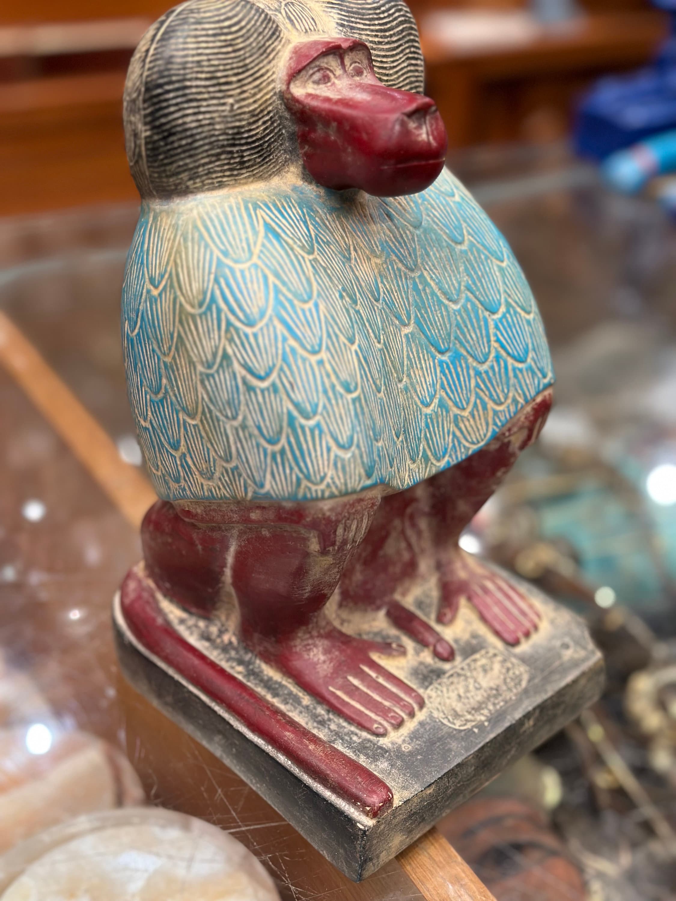 Authentic Thoth Statue -the Baboon God-symbol of Wisdom Writing-the ...