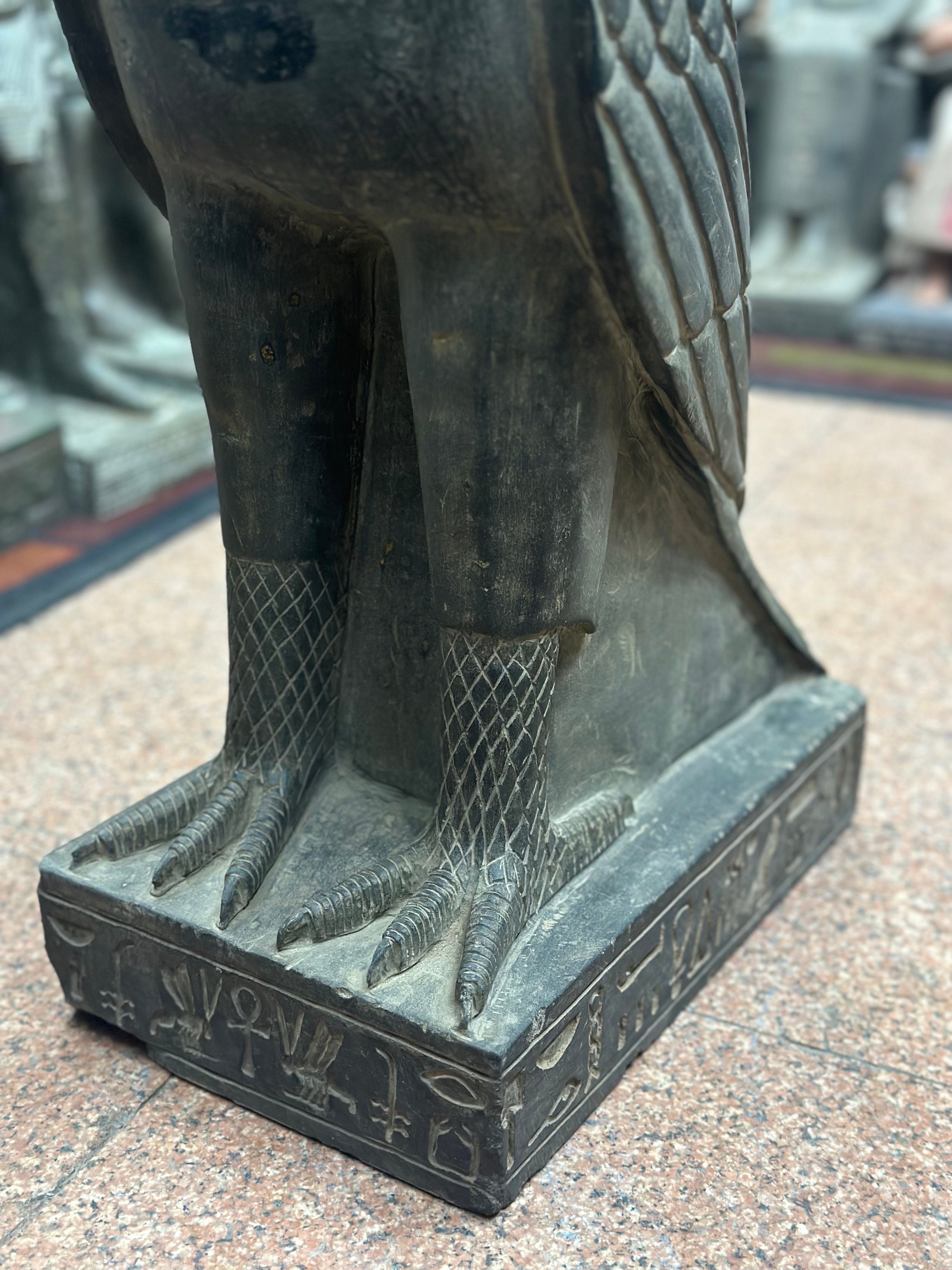 Handcrafted Egyptian Ba Statue, Soul of the Deceased Bird Sculpture - Etsy