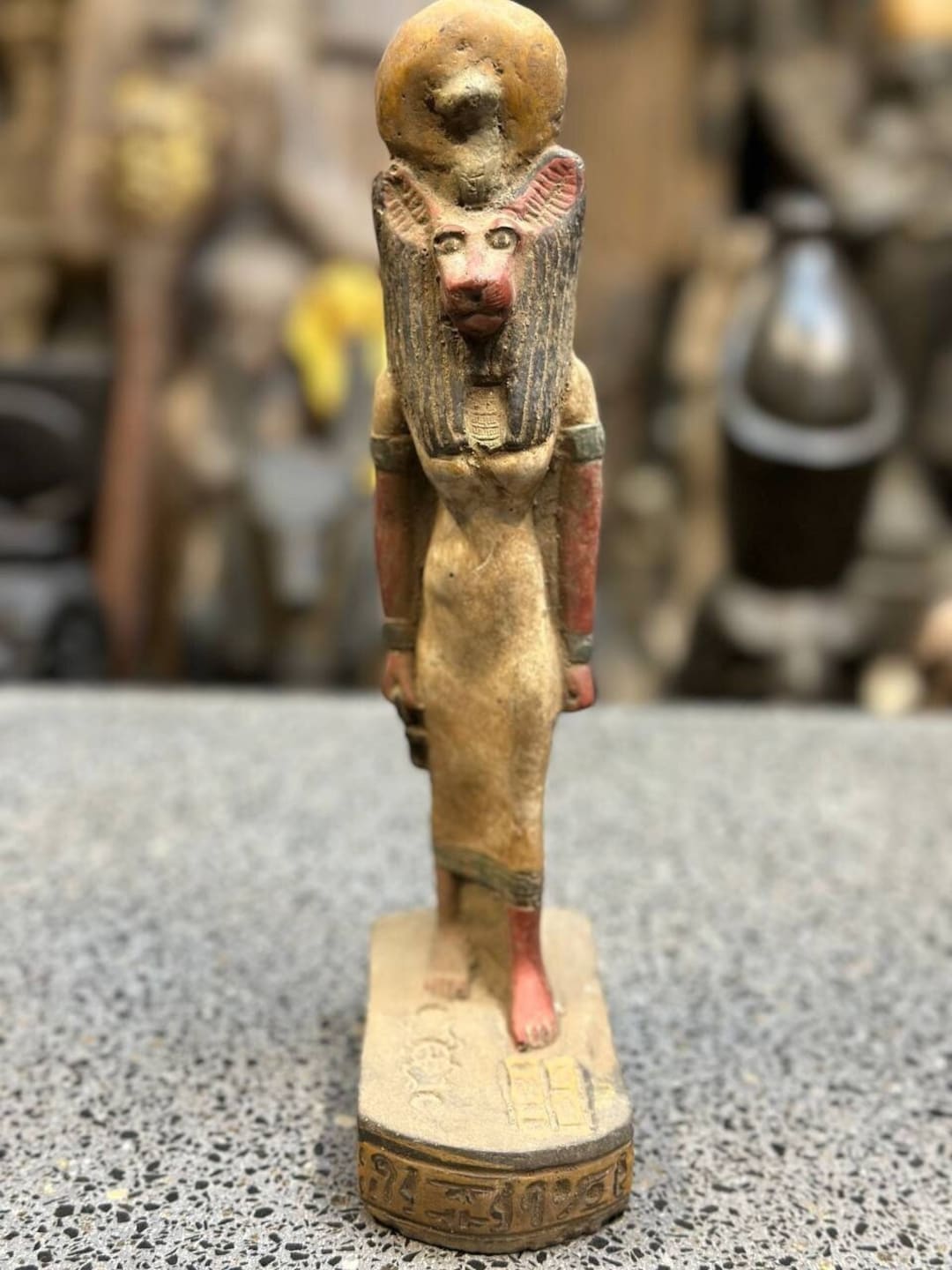 Amazing Statue of the Goddess Tefnut, Egyptian Gods Goddess of Water ...