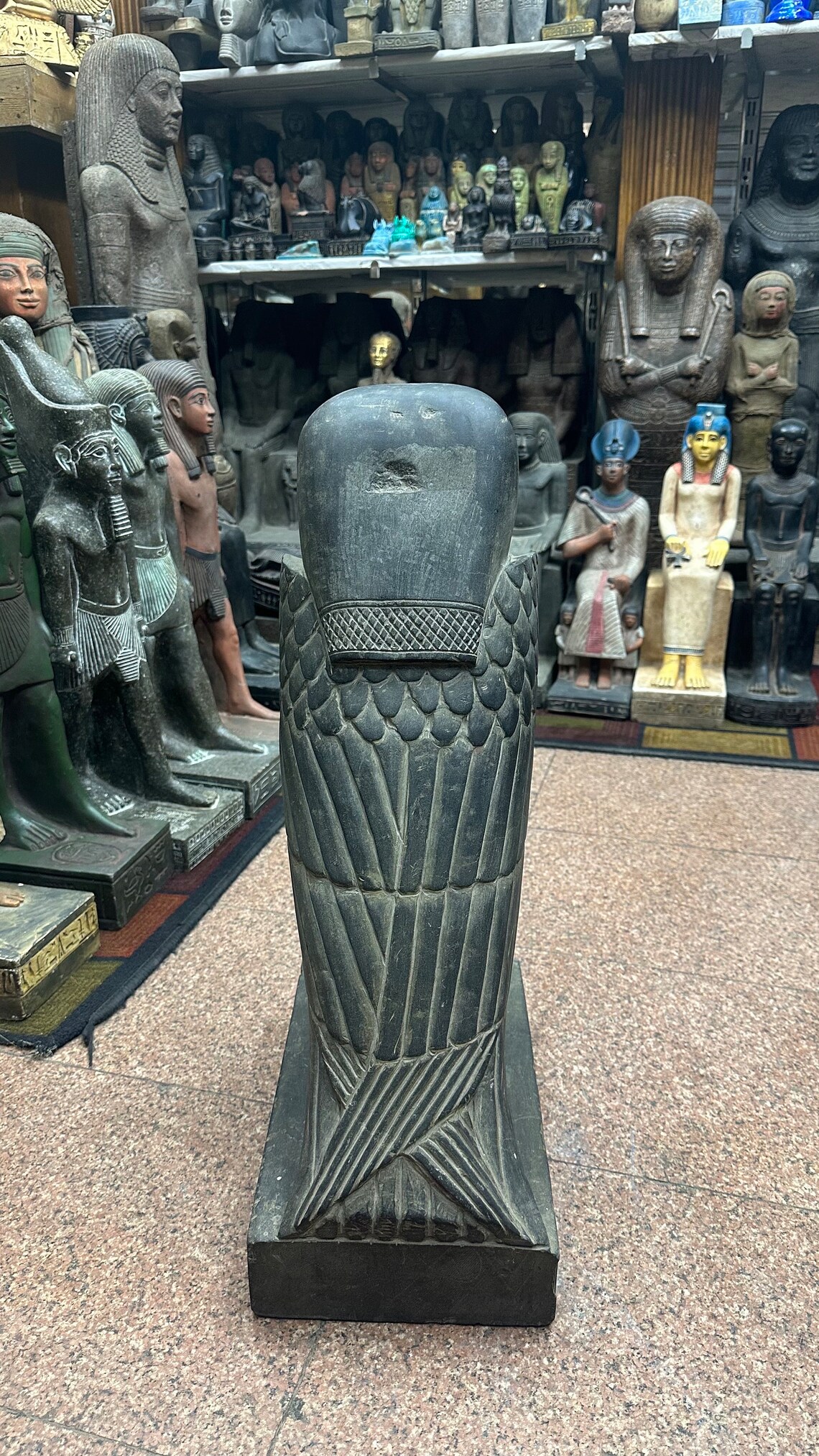 Handcrafted Egyptian Ba Statue, Soul of the Deceased Bird Sculpture - Etsy