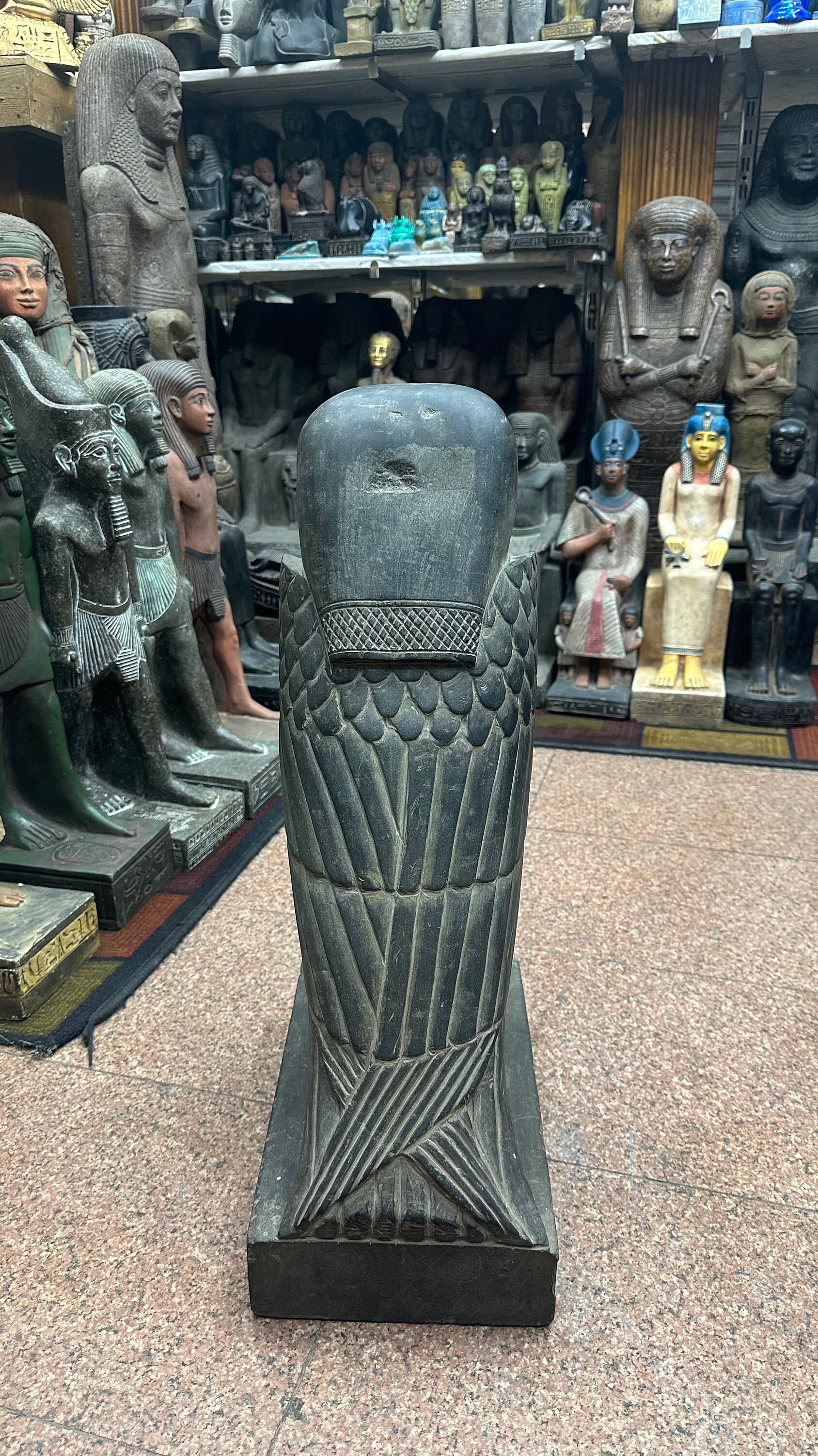 Handcrafted Egyptian Ba Statue, Soul of the Deceased Bird Sculpture - Etsy