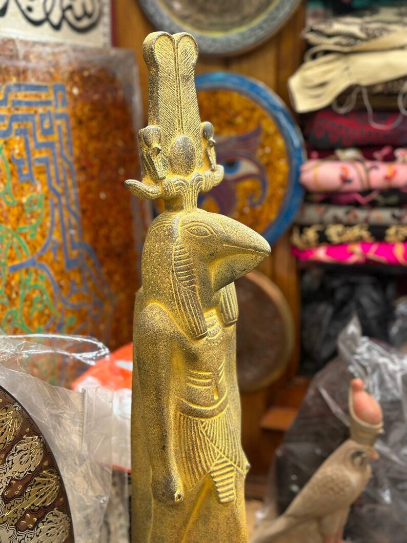 Egyptian God Thoth Ibis Statue, Ancient Wisdom Decor - Etsy