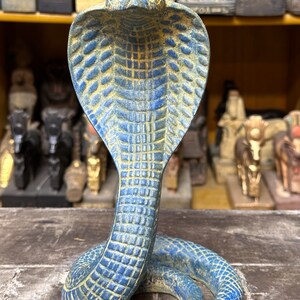 Gorgeous Uraeus Serpent -cobra Statue, One of the Most Important ...