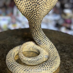 Handmade Egyptian Uraeus Cobra Statue, Wadjet Serpent Goddess - Etsy