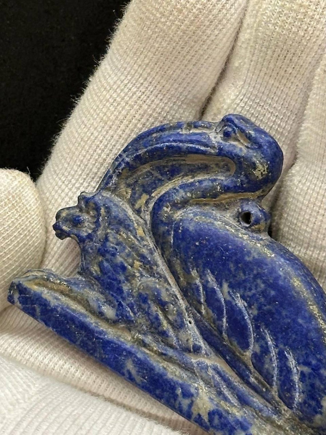 Handcrafted Stone Thoth Amulet Pendant: Egyptian Goddess Jewelry - Etsy