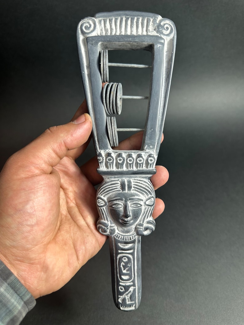 Sistrum of the Goddess Hathor-an Important Religious Symbol - Etsy