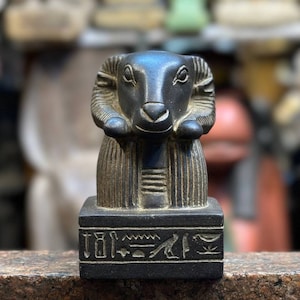 Ancient Egyptian Ram God of Creation, Egyptian God Khnum Statue. - Etsy