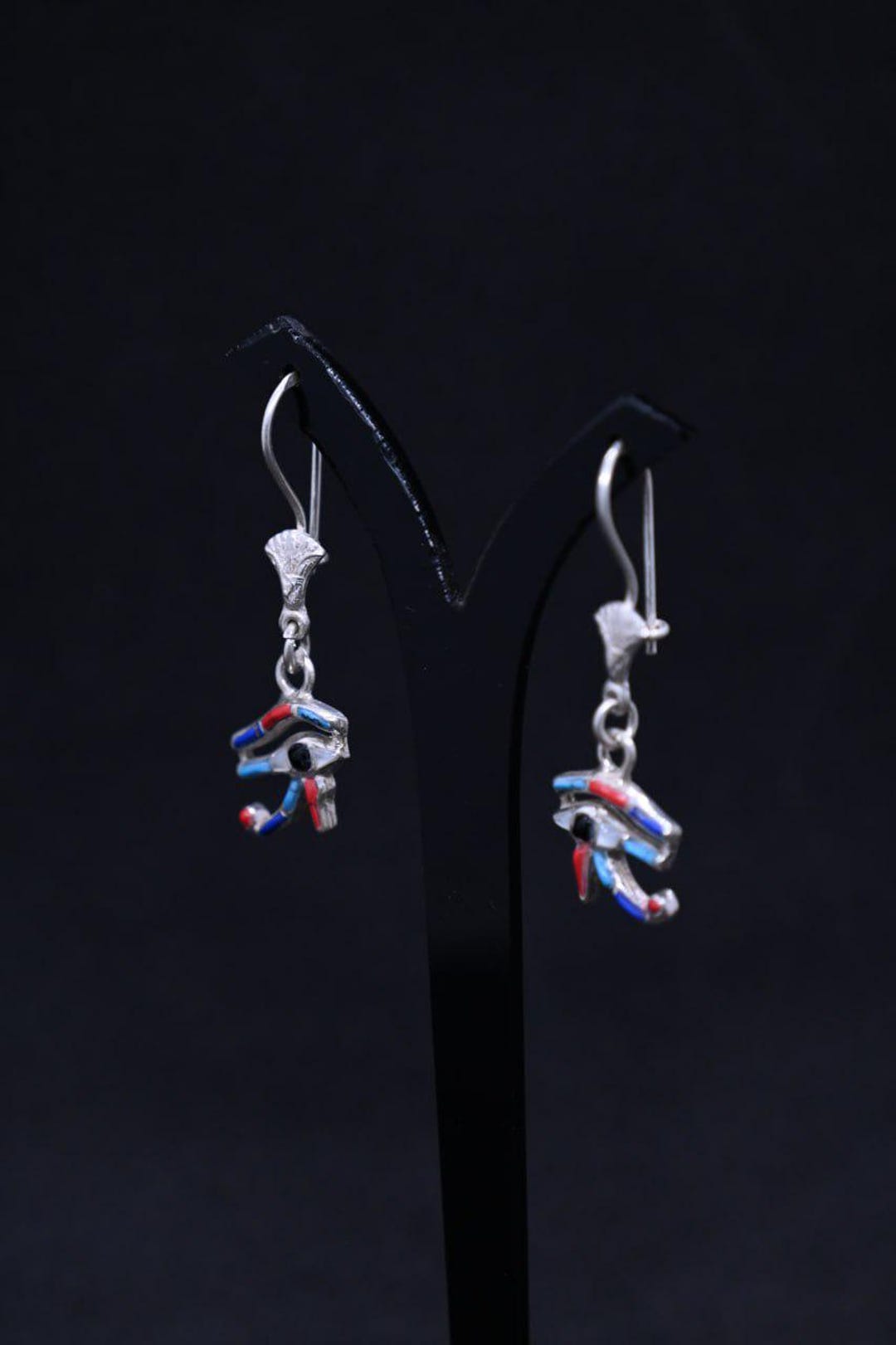 Eye of Horus Earring Replica Egyptian Mythology Antiques Egyptian ...