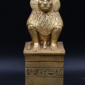 Thoth- God Thoth With Royal Scribe Nemertov -egyptian Handmade-antique ...