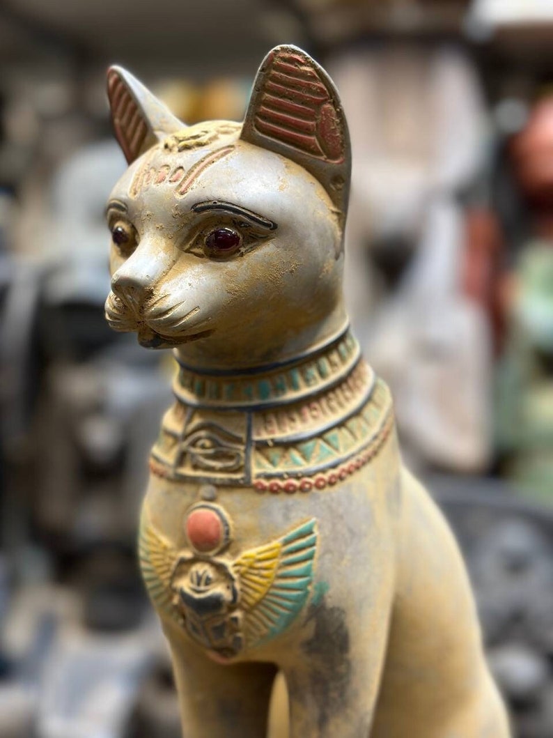 Pretty Bastet Statue-egyptian Pharaonic Statues-goddess of the Home ...