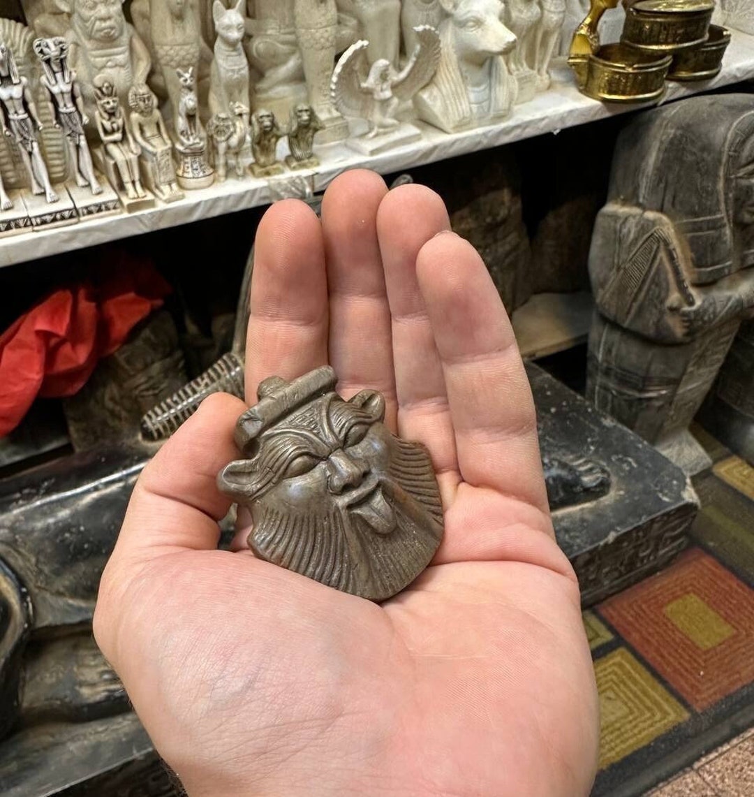 Amulet for Bes, Ancient Egyptian God Bes Pendant. - Etsy