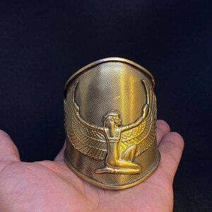 Goddess Isis Bracelet With Key of Life Museum Replica Egyptian Jewelry ...