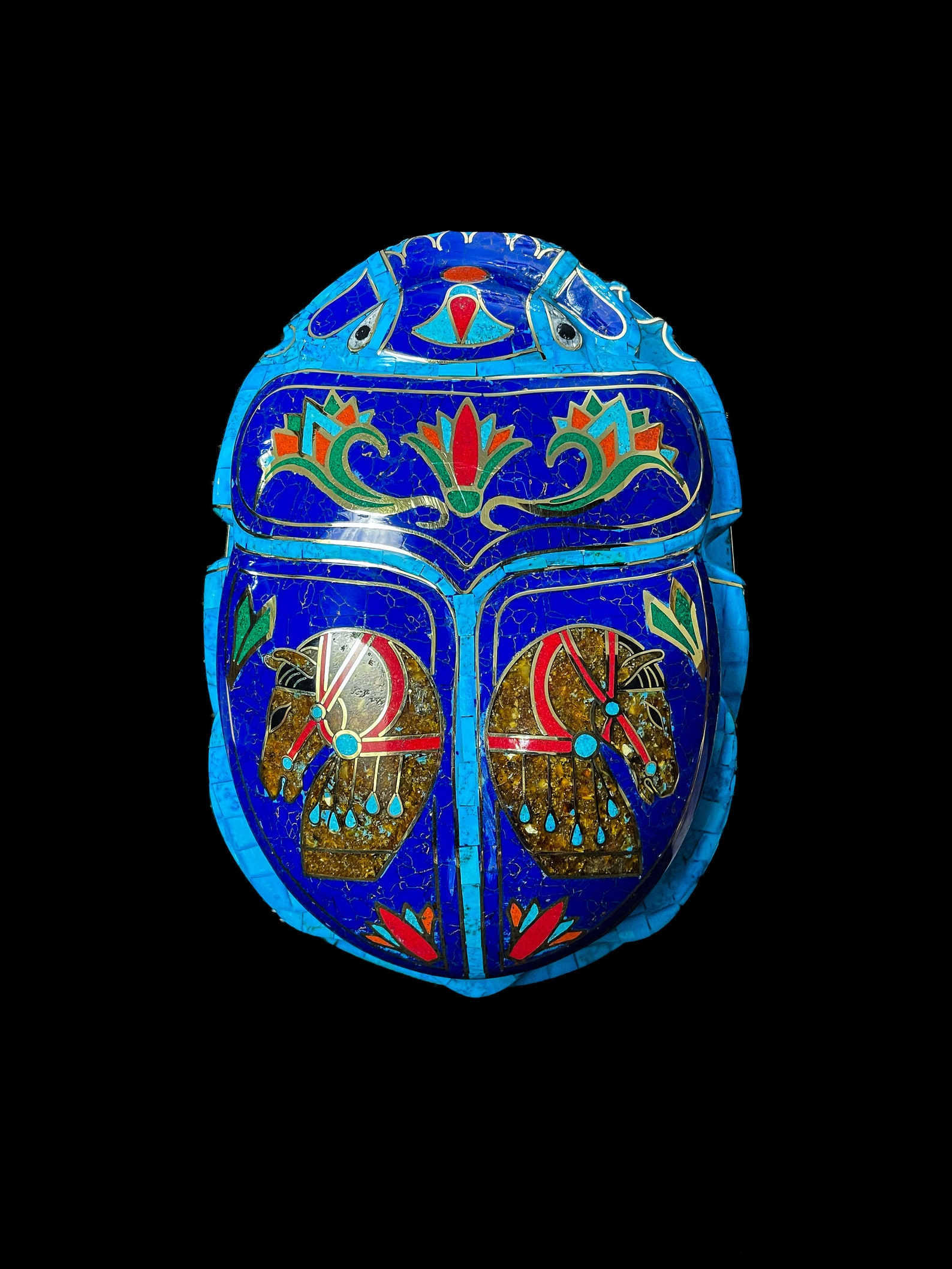 Egyptian Scarab Beetle Amulet, Stone and Gemstone, Good Luck Symbol - Etsy