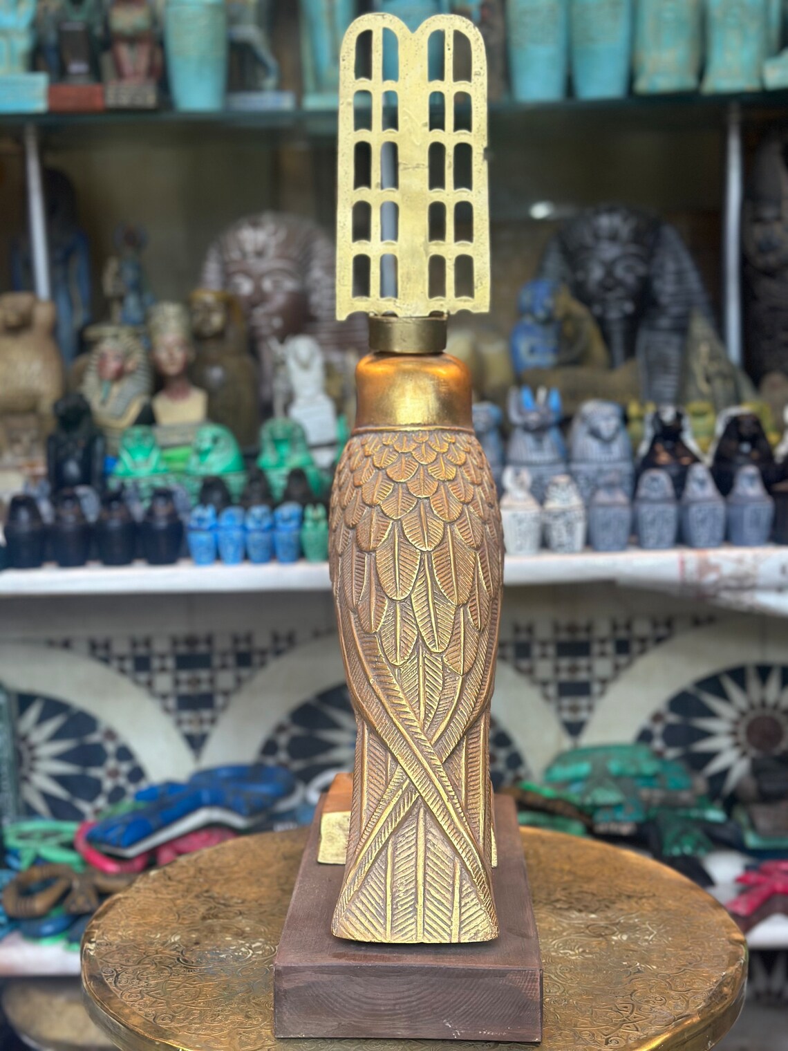 Marvelous Horus Statue the Egyptian God of Protection-peace-ancient ...