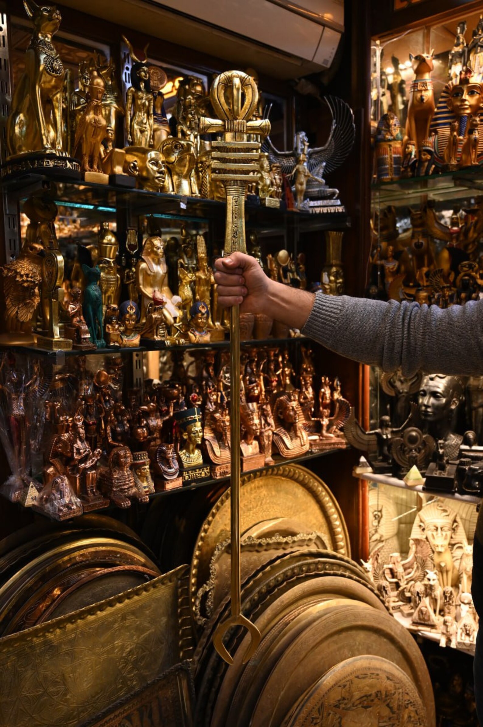 Egyptian Djed Scepter: Key of Life, Symbol of Strength - Etsy