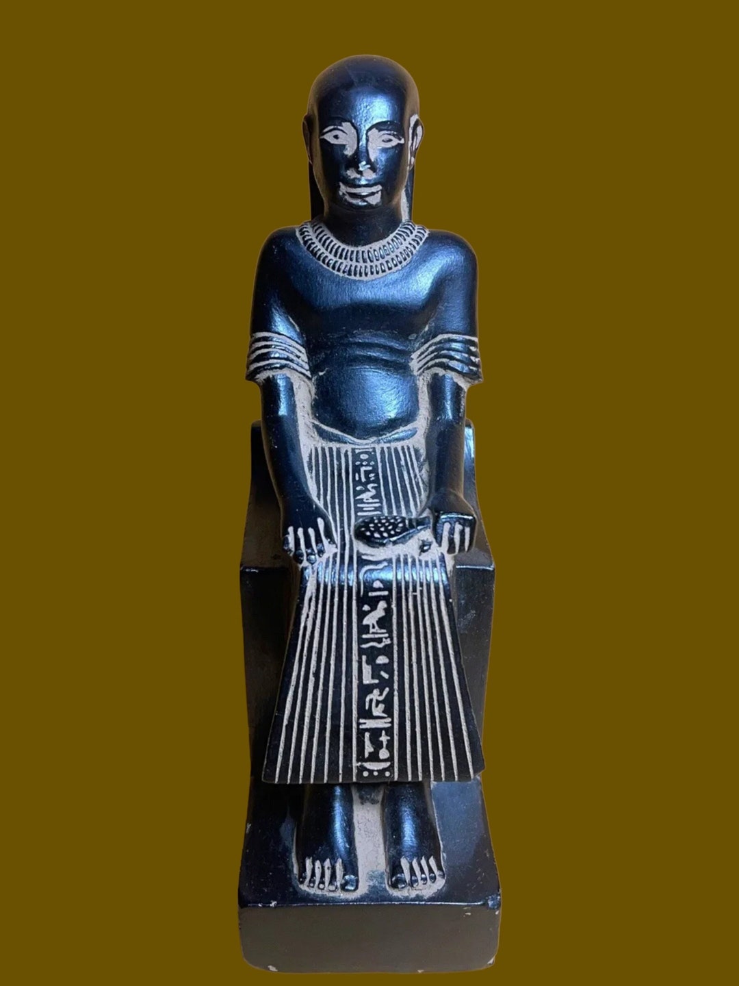 A Masterpiece Statue of the Engineer and the King Imhotep- Egyptian ...