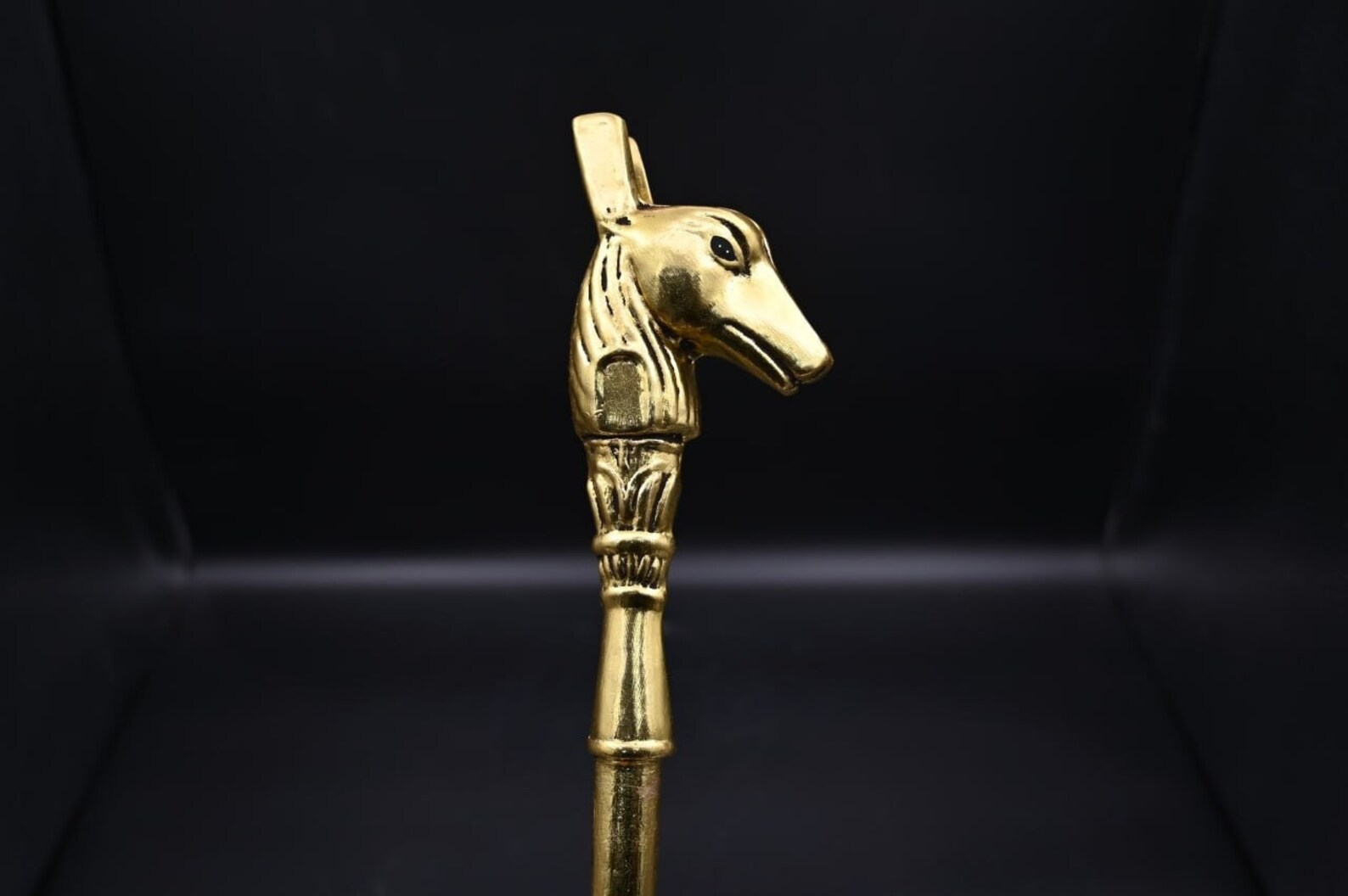 Egyptian Anubis Scepter, Gold Leaf Finish, Handmade in Egypt - Etsy