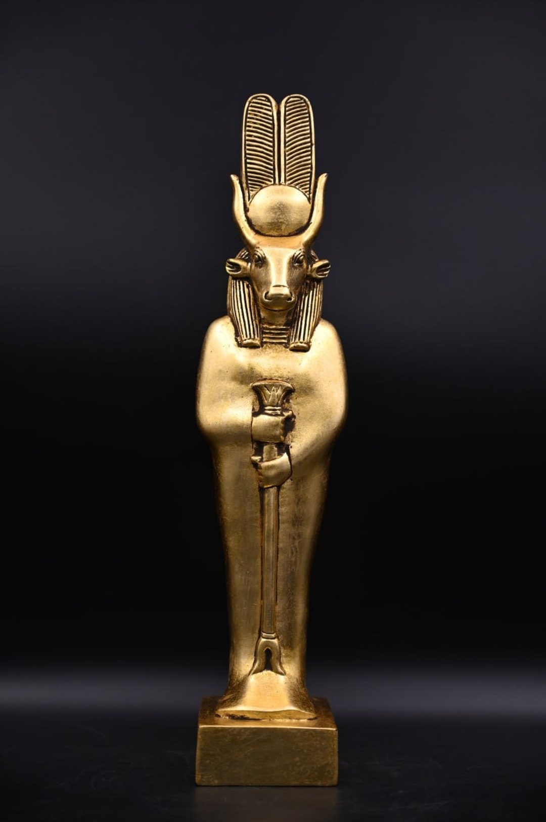 Hathor Vintage Hathor Statue egyptian Goddess of Heaven,love,beauty ...