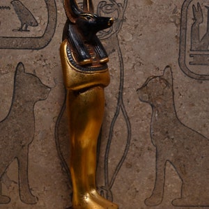 Golden Anubis Statue-handicraft/egyptian Pharaonic Statues/sculptures ...