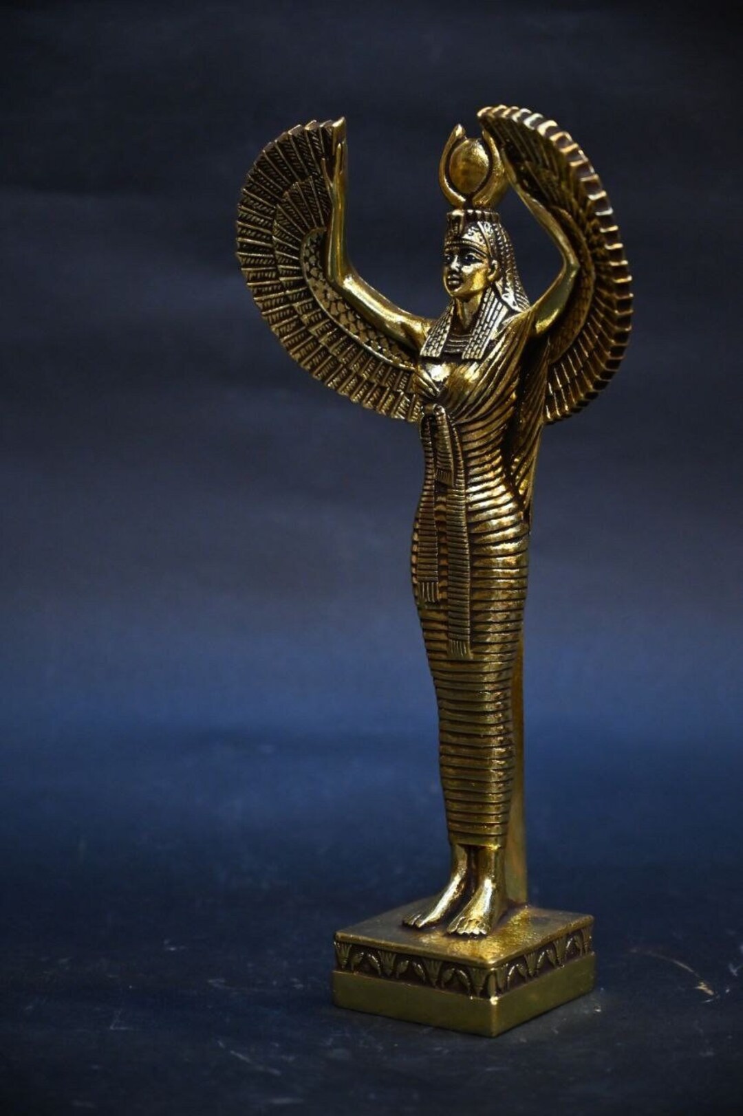 Ancient Egyptian Winged Goddess Isis, Goddess Isis Statue, the Goddess ...