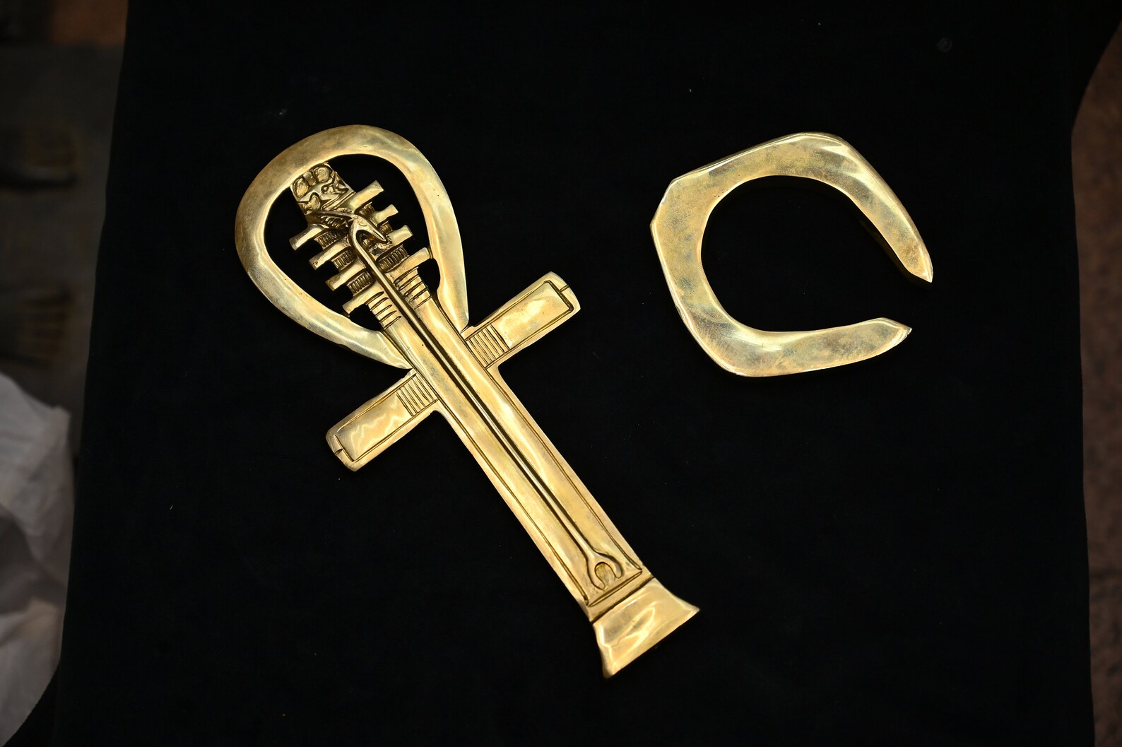 Brass Ankh Djed Was Scepter, Egyptian Symbol of Life - Etsy