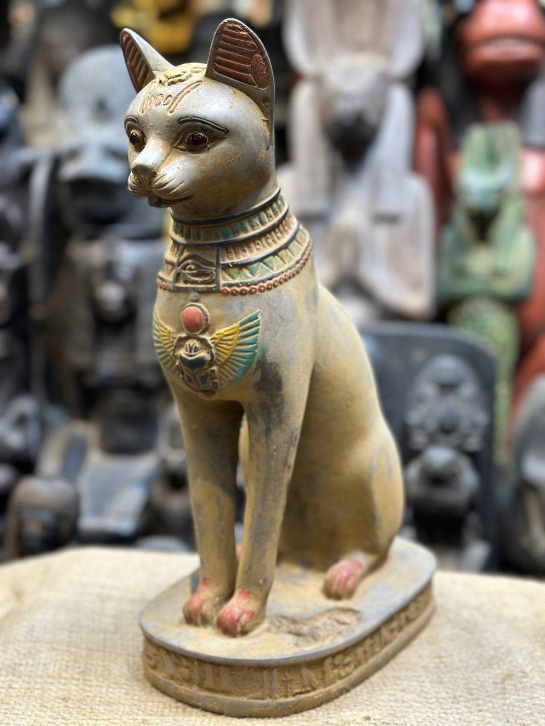 Pretty Bastet Statue-egyptian Pharaonic Statues-goddess of the Home ...