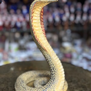 Handmade Egyptian Uraeus Cobra Statue, Wadjet Serpent Goddess - Etsy