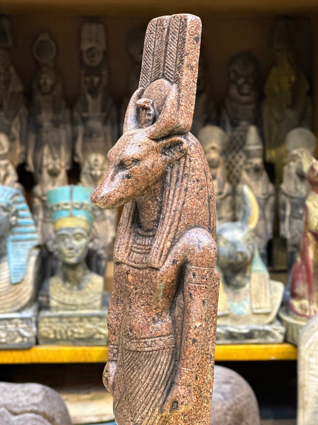 Montu God of War in the Ancient Egyptian Religion, Appears in the Head ...