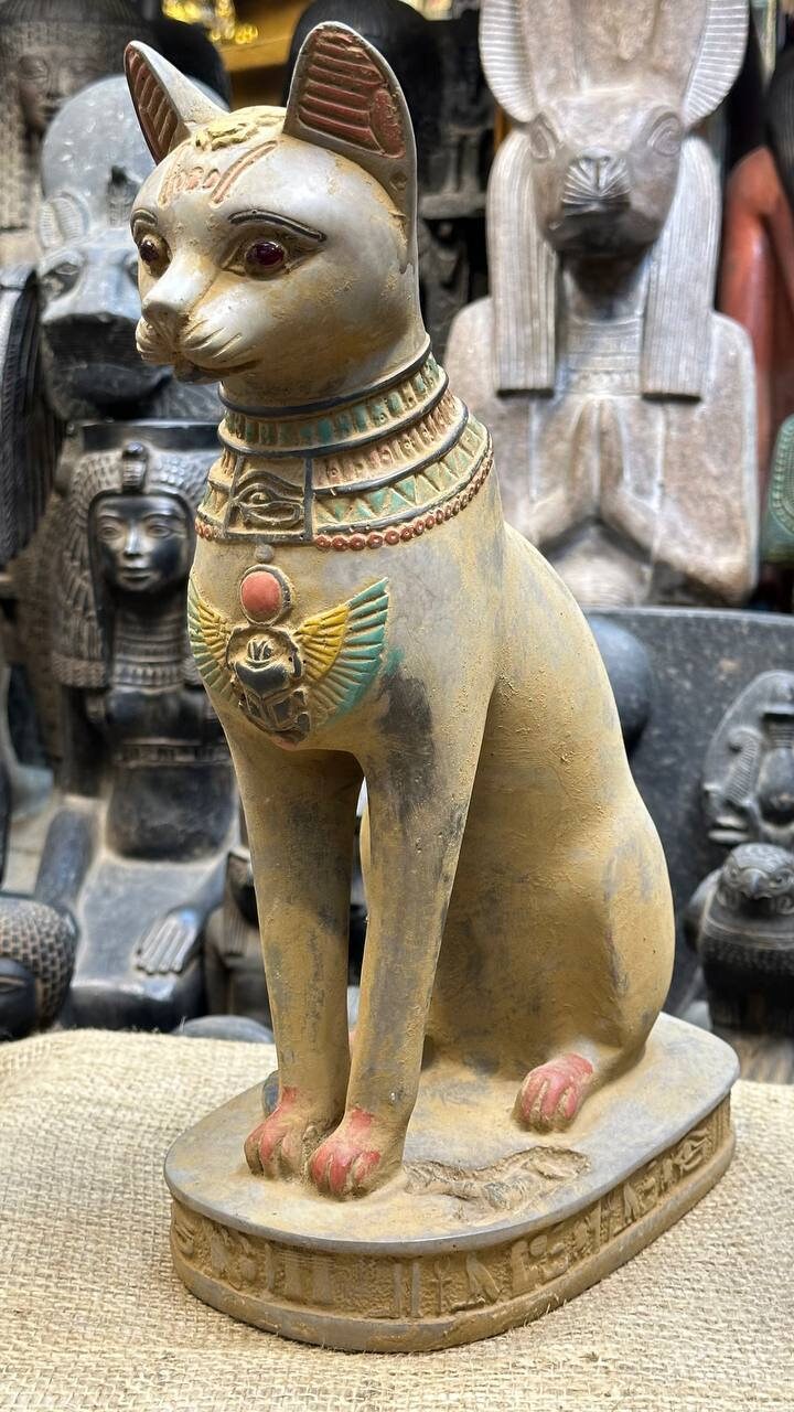 Pretty Bastet Statue-egyptian Pharaonic Statues-goddess of the Home ...