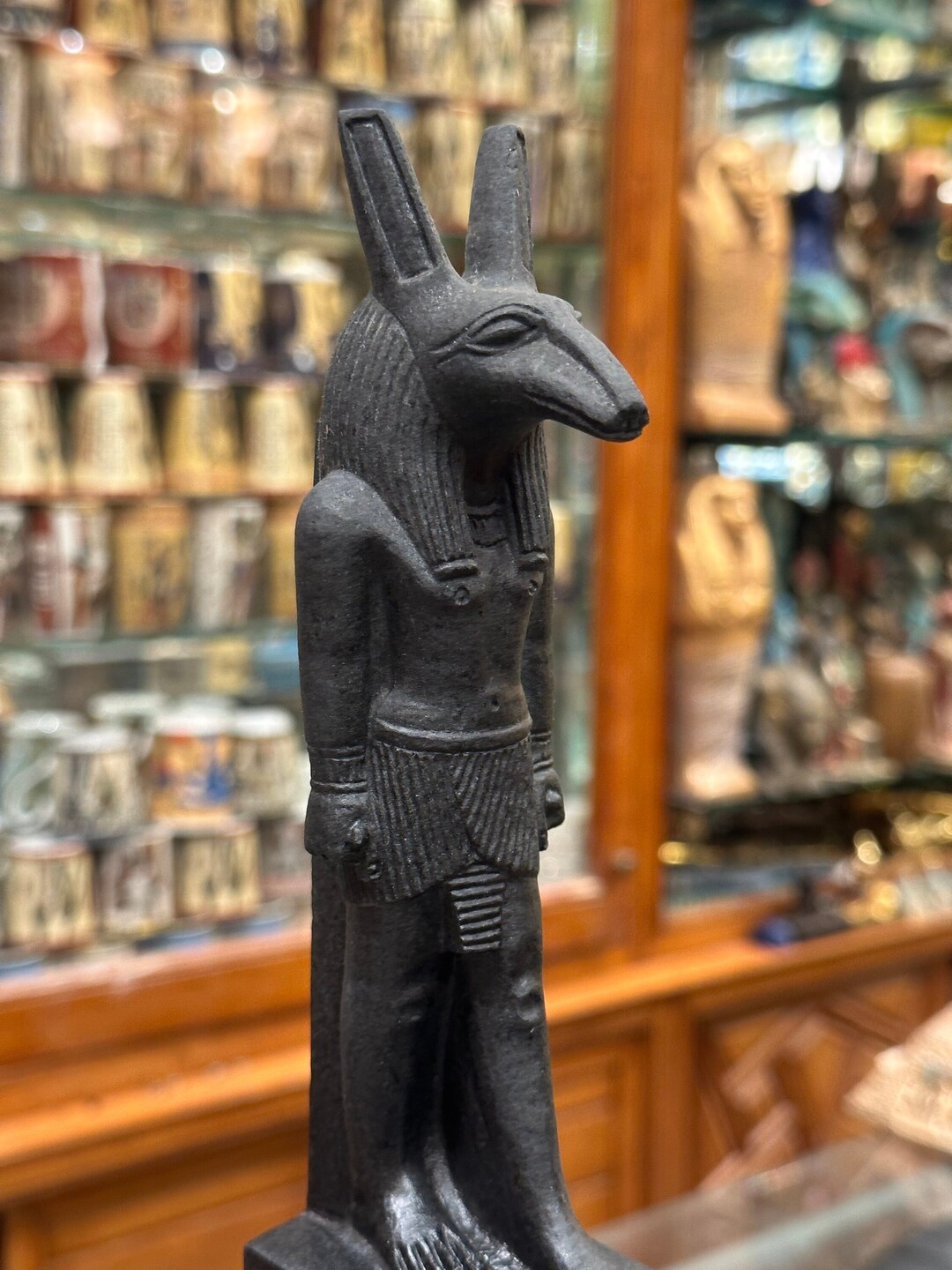 Amazing Statue of Set god of the Desert in Egyptian Mythology ...